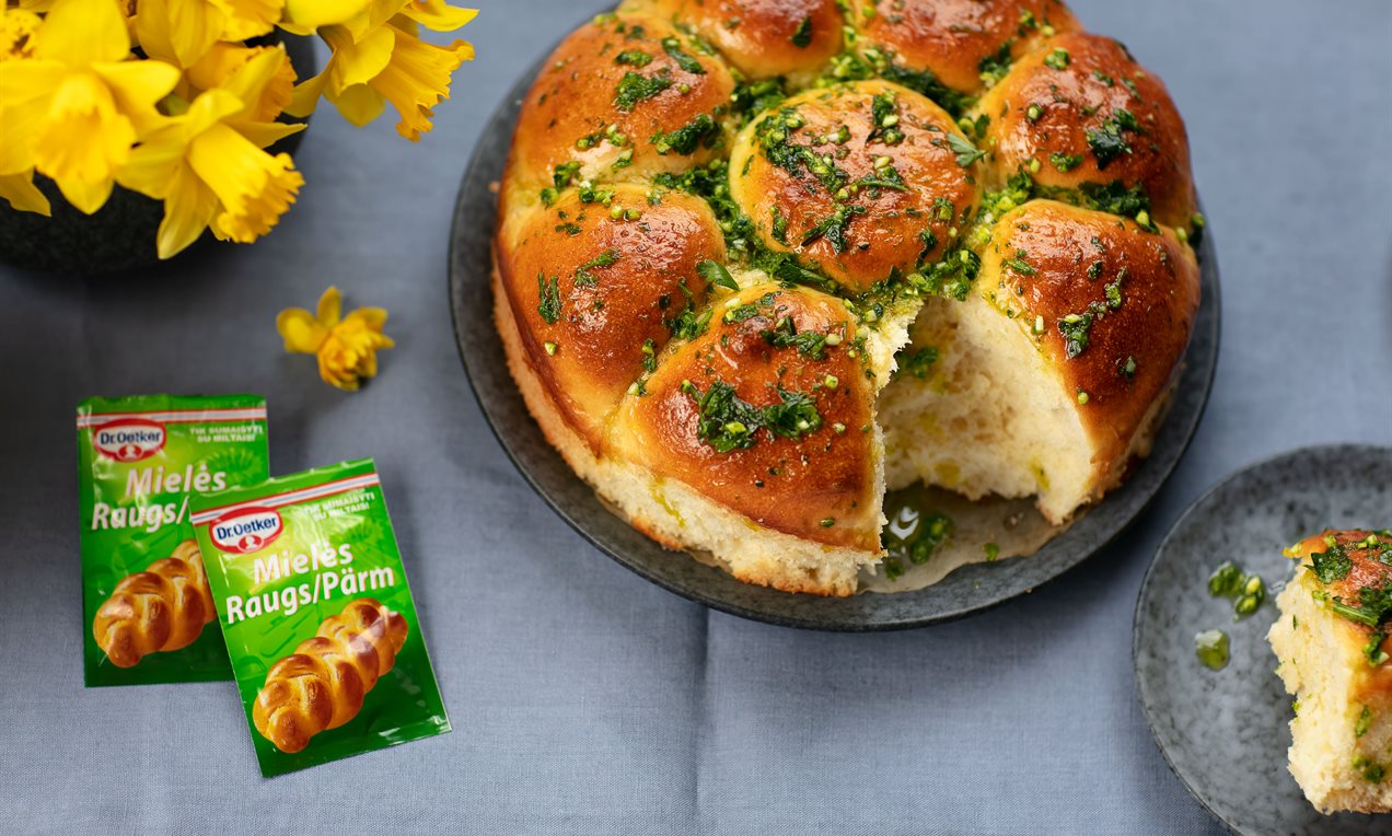 Ukraiņu maize pampushka Recepte | Dr. Oetker