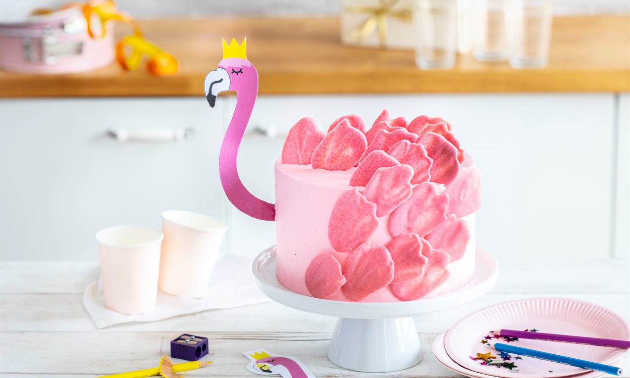 Flamingo kūka Recepte | Dr. Oetker